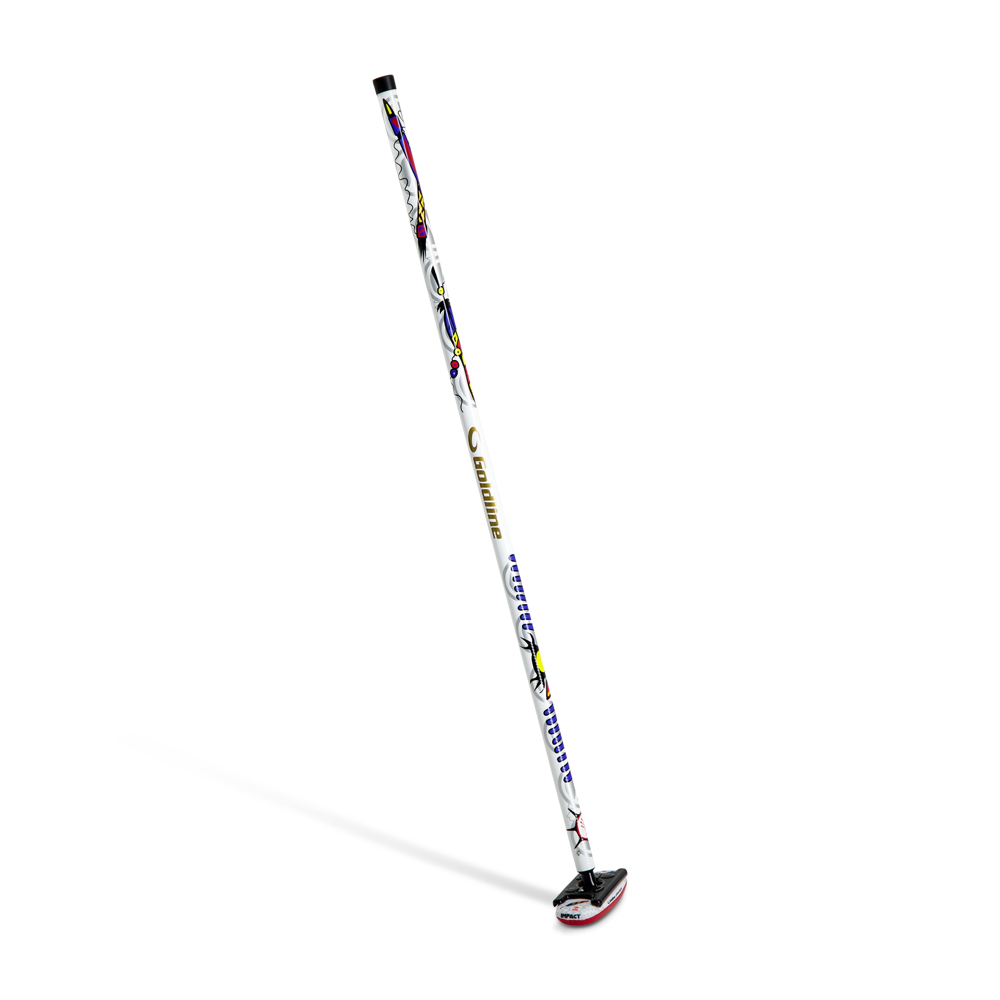 Carbon Fiber Impact Broom: Indigenous Culture | Goldline Curling Gear