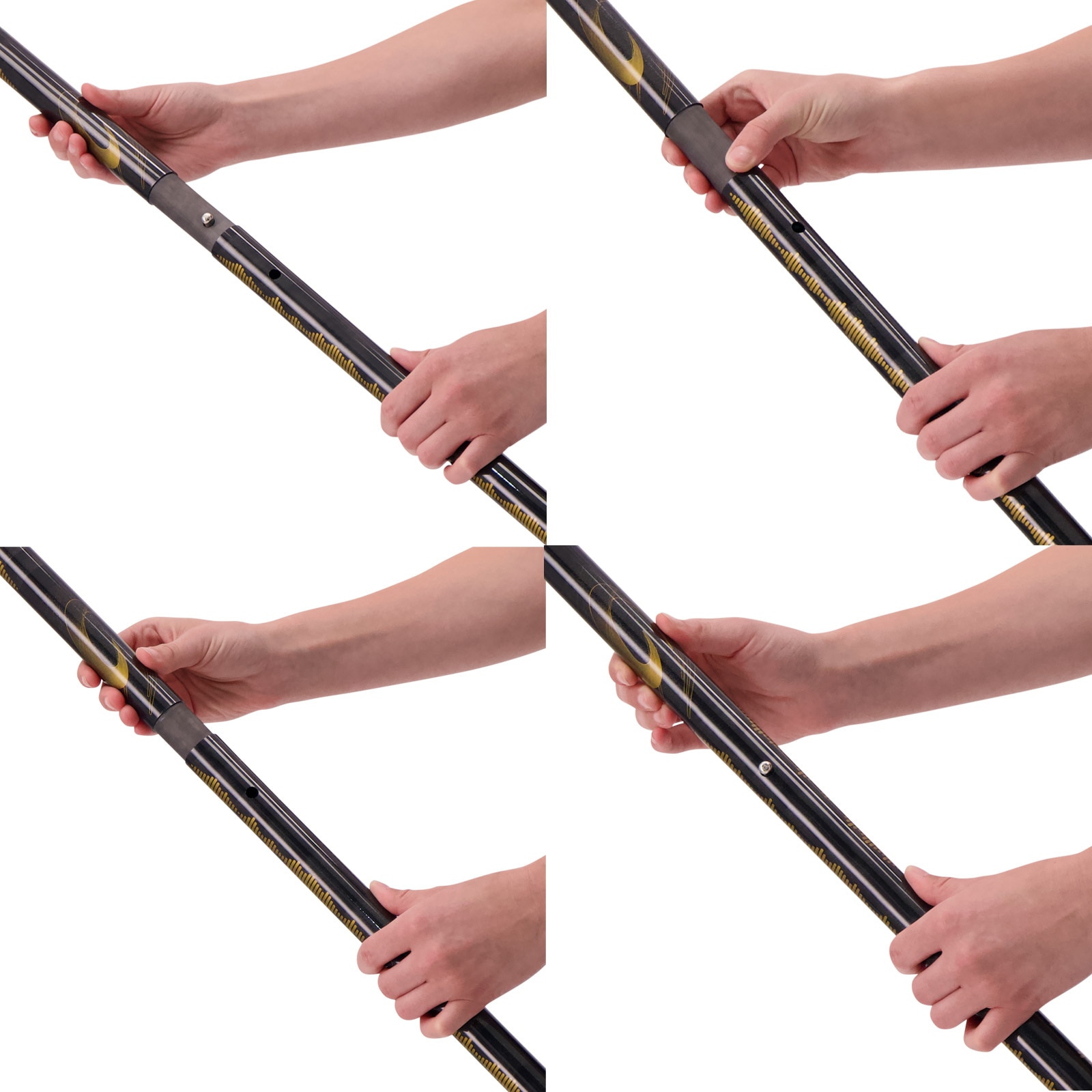 Wheelchair Delivery Stick (4 piece assembly) | Goldline Curling Gear