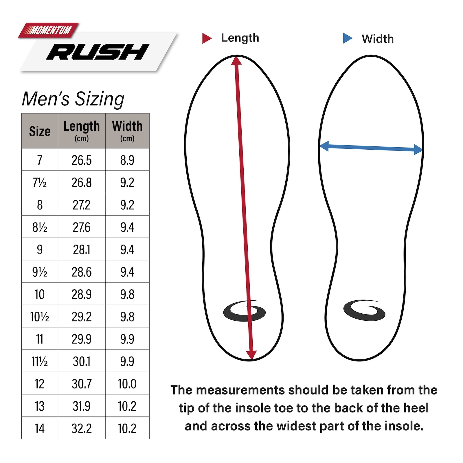 Men's Rush Curling Shoes | Goldline Curling Supplies