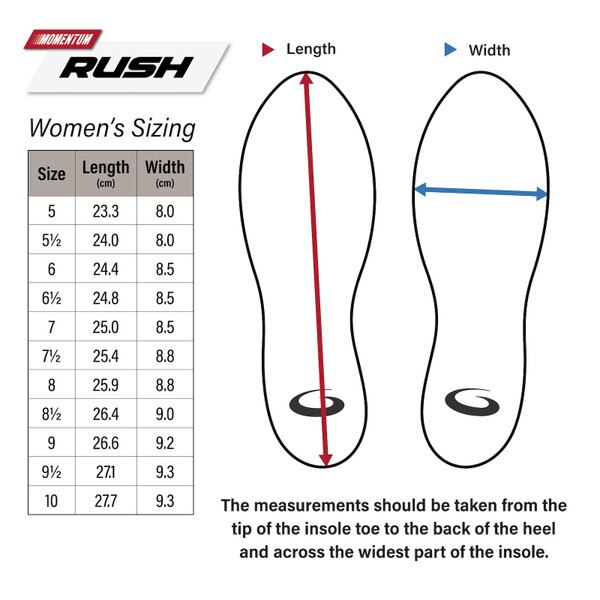 Women's Rush Curling Shoes | Goldline Curling Supplies