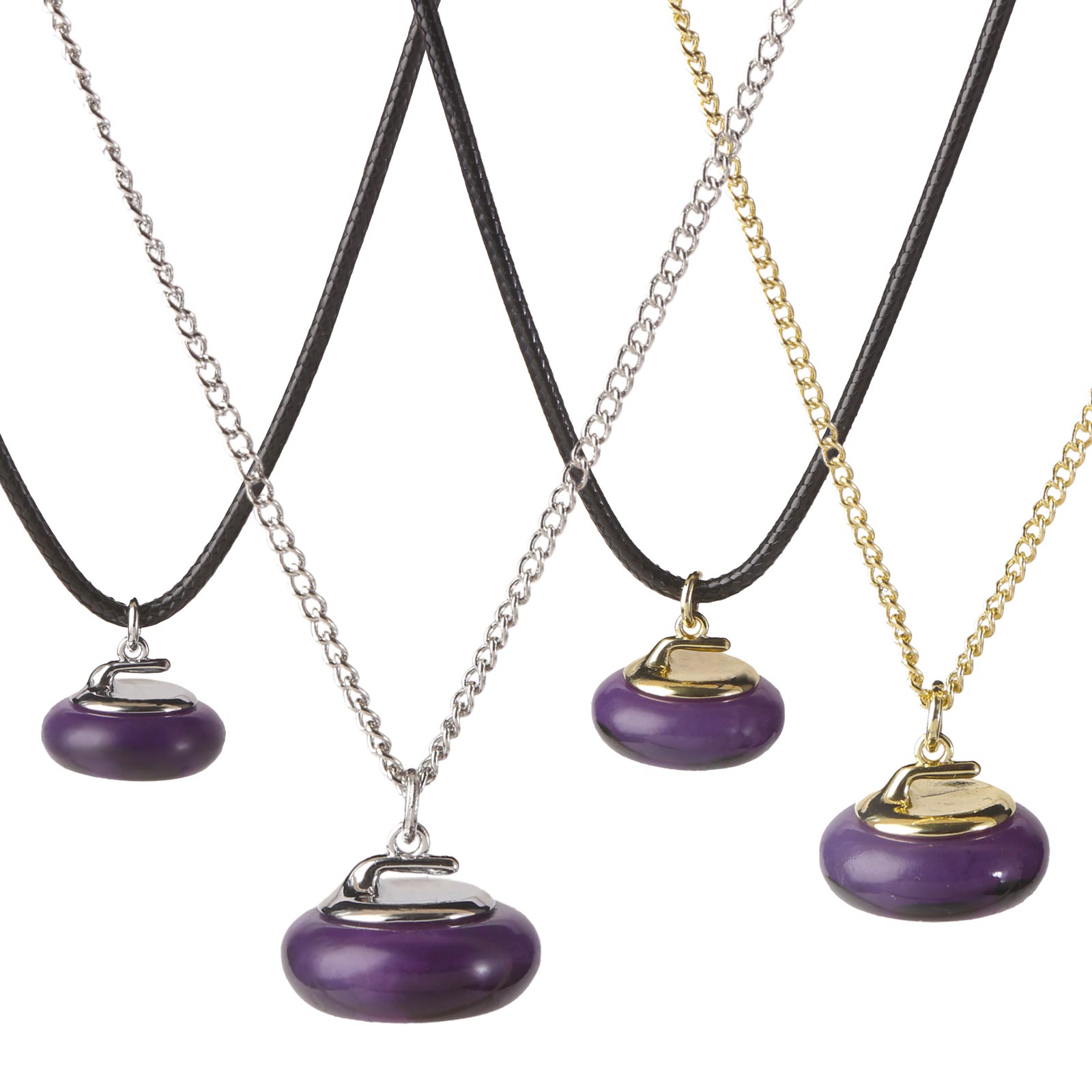 3D Curling Rock Necklace | Goldline Curling Supplies