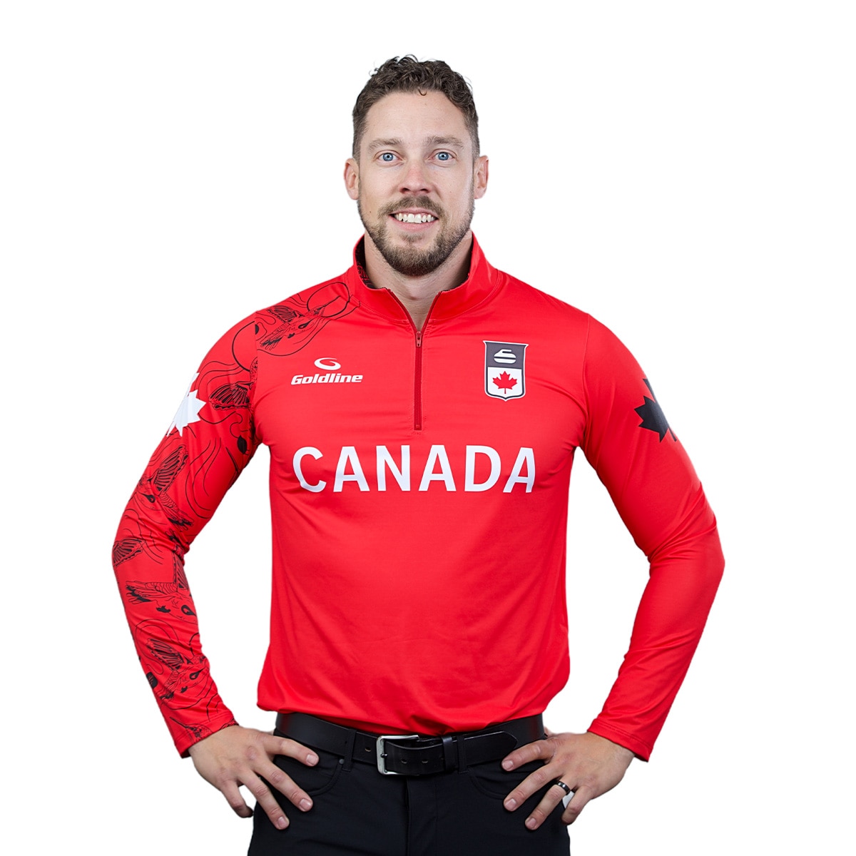Officially Licensed Custom Team Canada 2026 Men's Long Sleeve ...