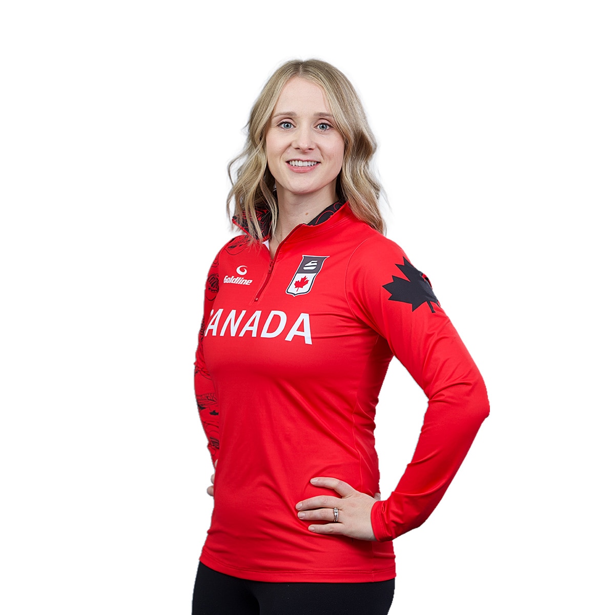 Officially Licensed Custom Team Canada 2026 Women's Long Sleeve ...